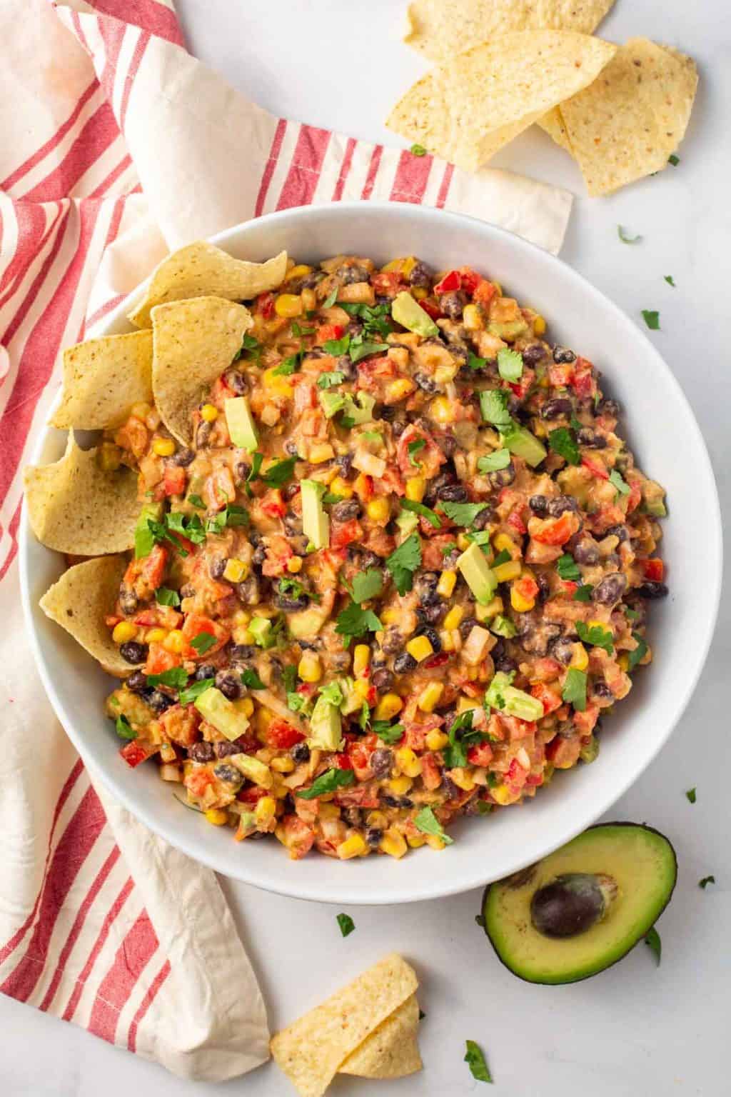 Creamy Cowboy Caviar (Dairy-Free, Vegan)- Chantry's Pantry